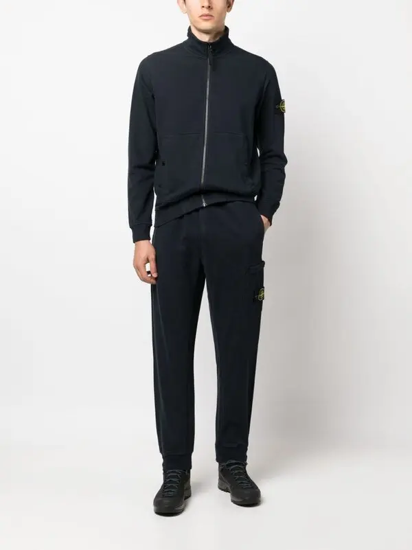 Stone Island Compass-motif Zip-up Jacket