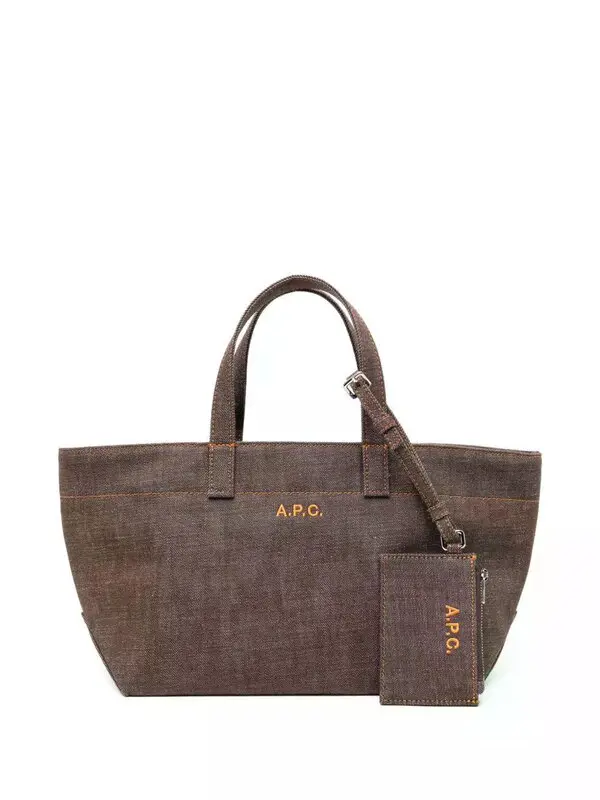 A.p.c. Logo-embroidered Tote Bag