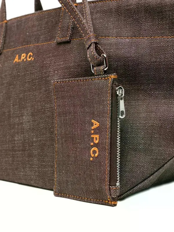 A.p.c. Logo-embroidered Tote Bag