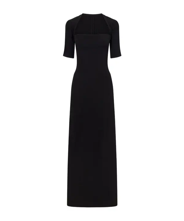 Jacquemus The Bolero Maxi Dress - Black