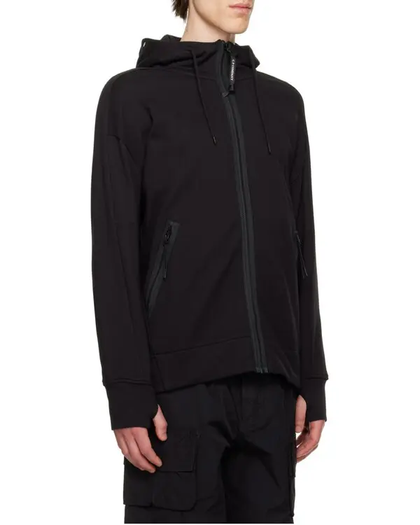 C.P. COMPANY Goggles Detailed Drawstring Zip-up Hoodie