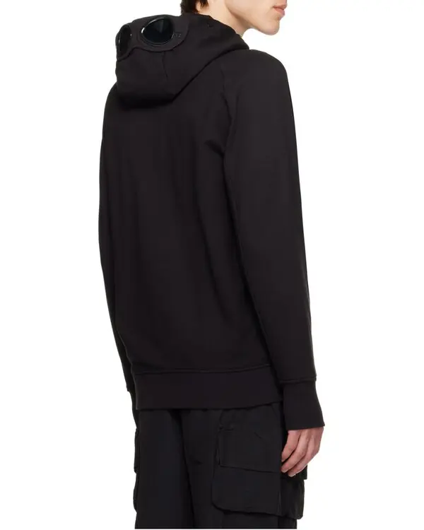 C.P. COMPANY Goggles Detailed Drawstring Zip-up Hoodie