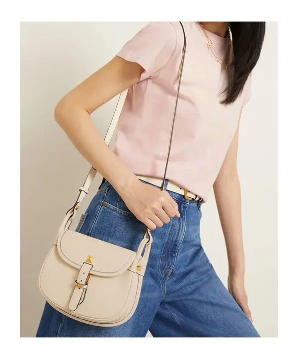 Valentino Garavani Studded Flap Shoulder Bag