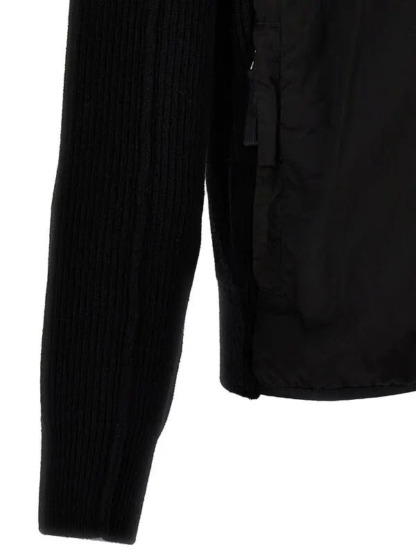 Stone Island Logo Patch Zip-up Hooded Jacket