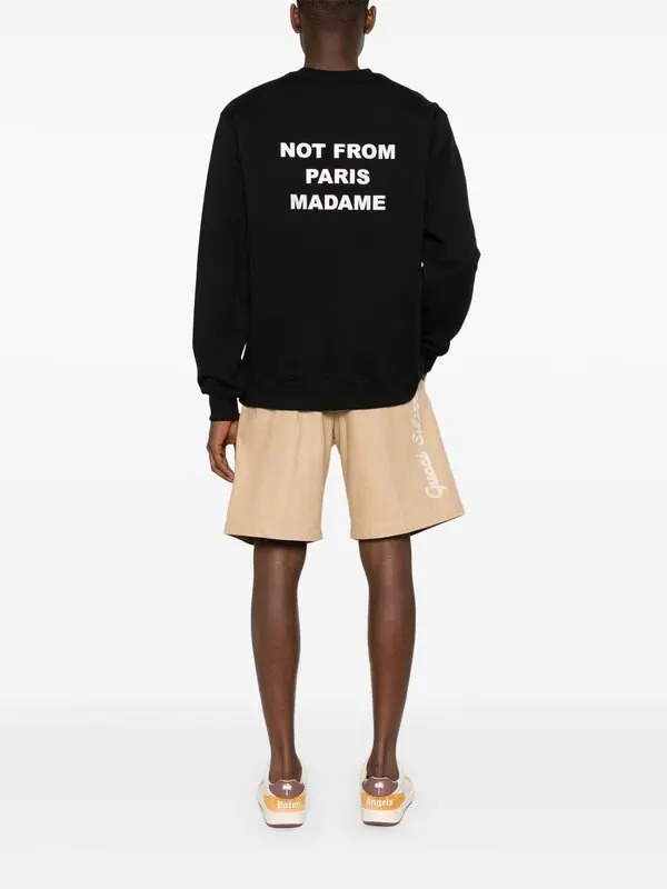 Drole De Monsieur Le Sweatshirt Slogan" Top