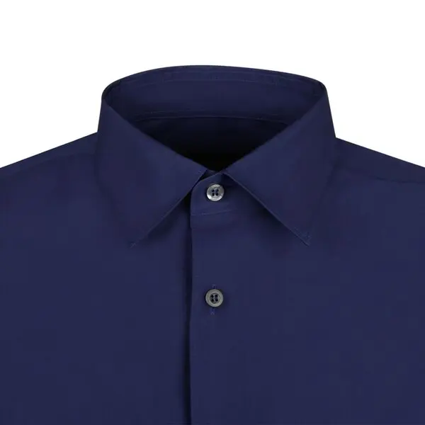 Prada Triangle Enamel Logo Buttoned Shirt
