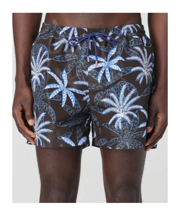 Paul Smith Palm Tree Print Swim Shorts - Black