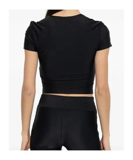 Versace Cropped Logo T-shirt