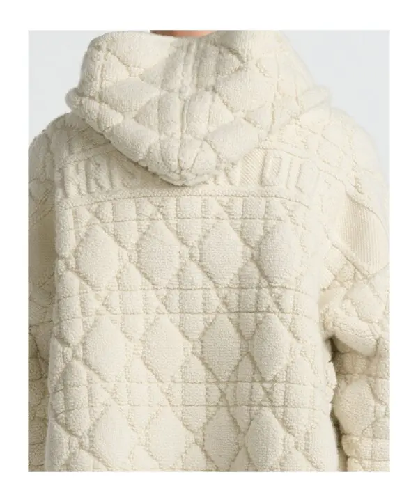 Dior Quilted Hooded Cardigan
