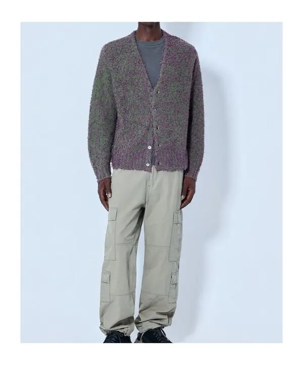 StÜssy Textured V-neck Cardigan