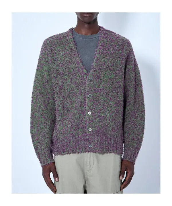 StÜssy Textured V-neck Cardigan