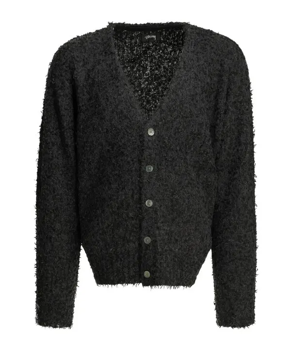 StÜssy Textured Button-up Cardigan