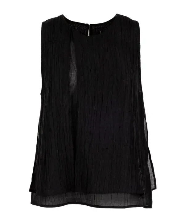 Seventy Crinkled-finish Layered Top