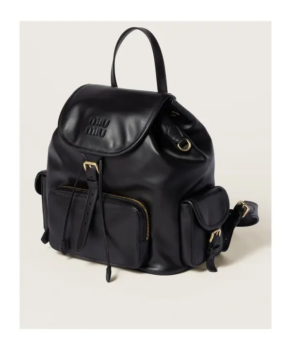 Miu Miu Leather Backpack