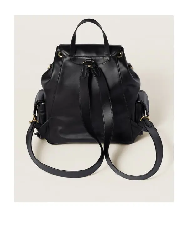 Miu Miu Leather Backpack