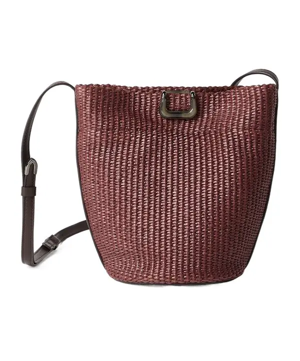 Brunello Cucinelli Sartorial Bucket Bag In Techno Raffia