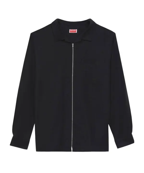 Kenzo Signature Zipped Oversized Shirt