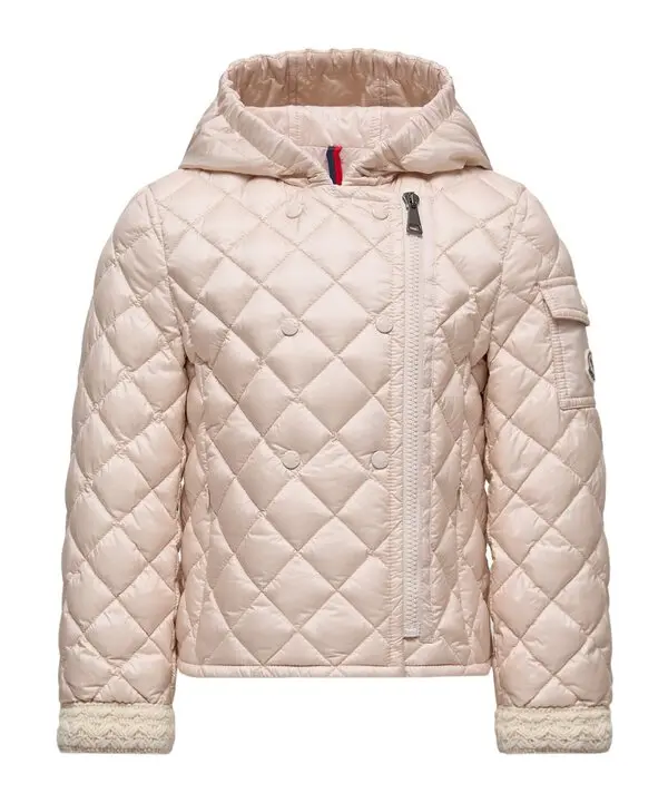 Moncler Corbelin Diamond-quilted Hooded Down Jacket