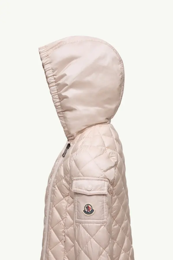 Moncler Corbelin Diamond-quilted Hooded Down Jacket