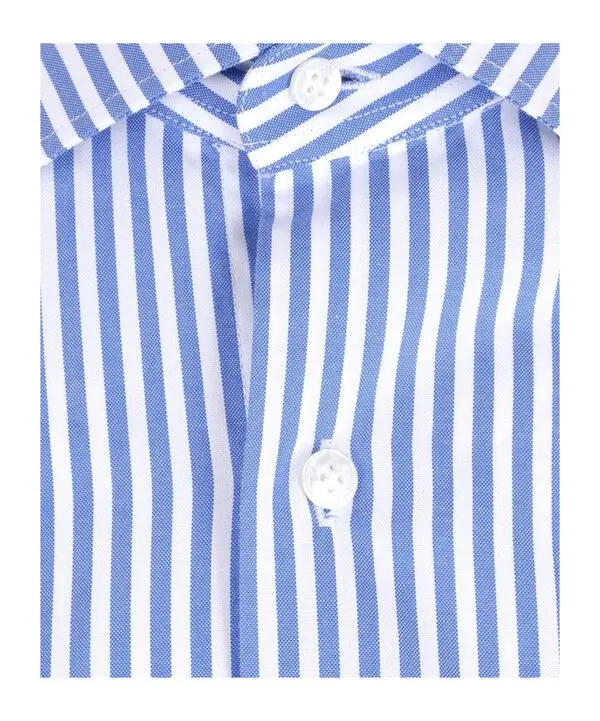 BARBA NAPOLI Culto Straight-hem Pintriped Shirt