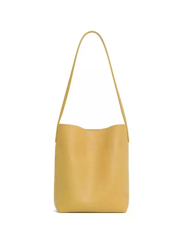 MANSUR GAVRIEL Small Everyday Cabas Leather Shoulder Bag - Yellow