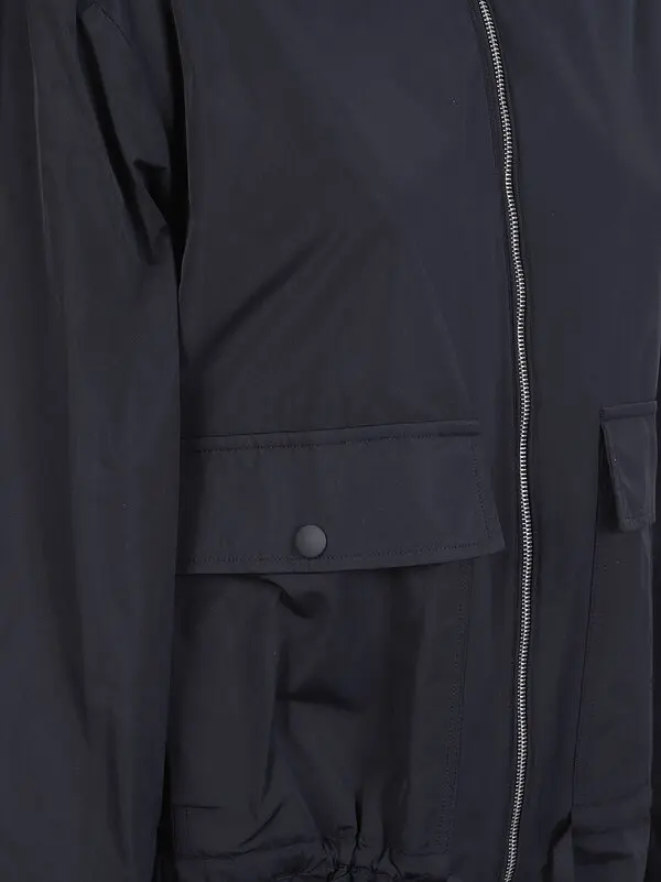 Peserico Drawstring Hem Zip-up Coat