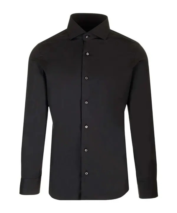 BARBA NAPOLI Straight-hem Slim-fit Shirt