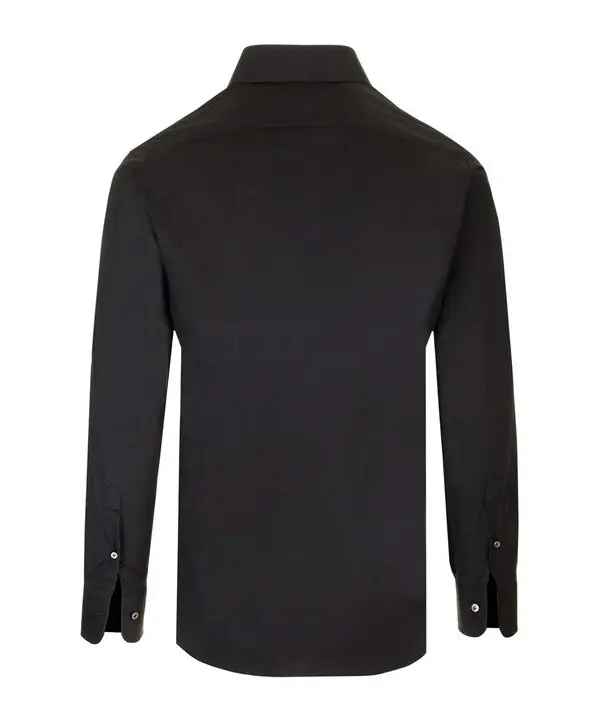 BARBA NAPOLI Straight-hem Slim-fit Shirt