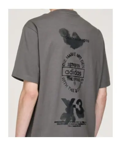 Y3 Graphic Printed Short Sleeved T-shirt