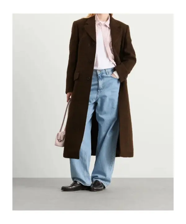 DUNST Boucle 3-button Long Coat