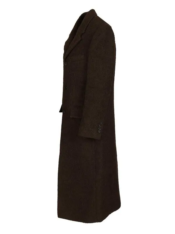 DUNST Boucle 3-button Long Coat