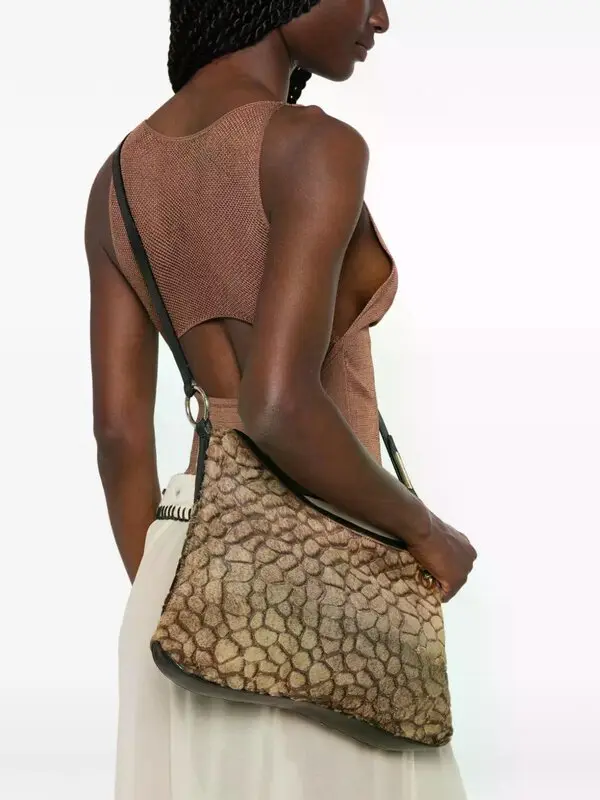 Roberto Cavalli 2000s Giraffe-print Shoulder Bag
