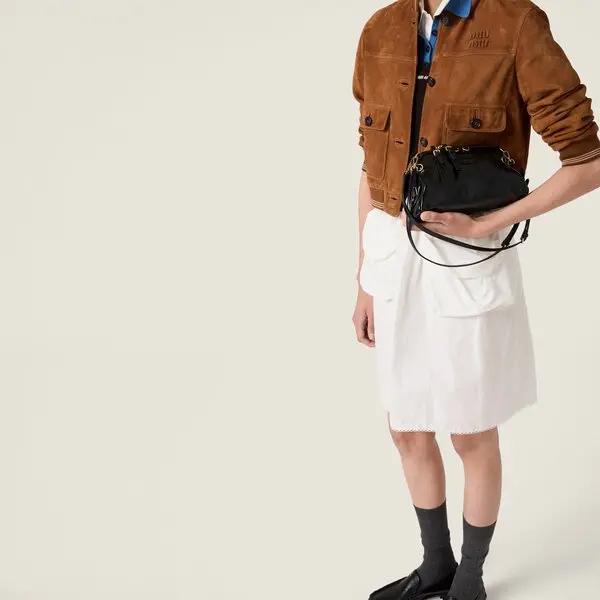 Miu Miu Caprice Leather Clutch