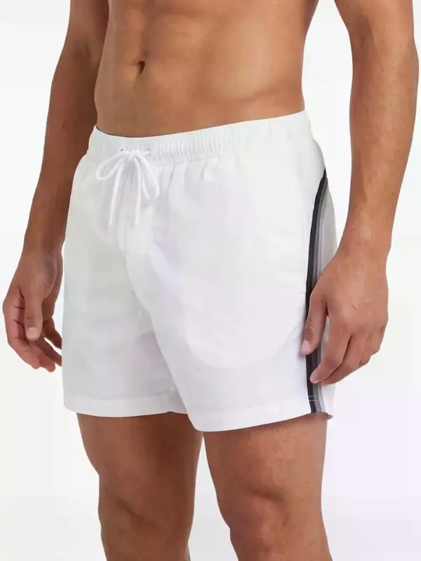 Sundek Stripe-trim Swim Shorts