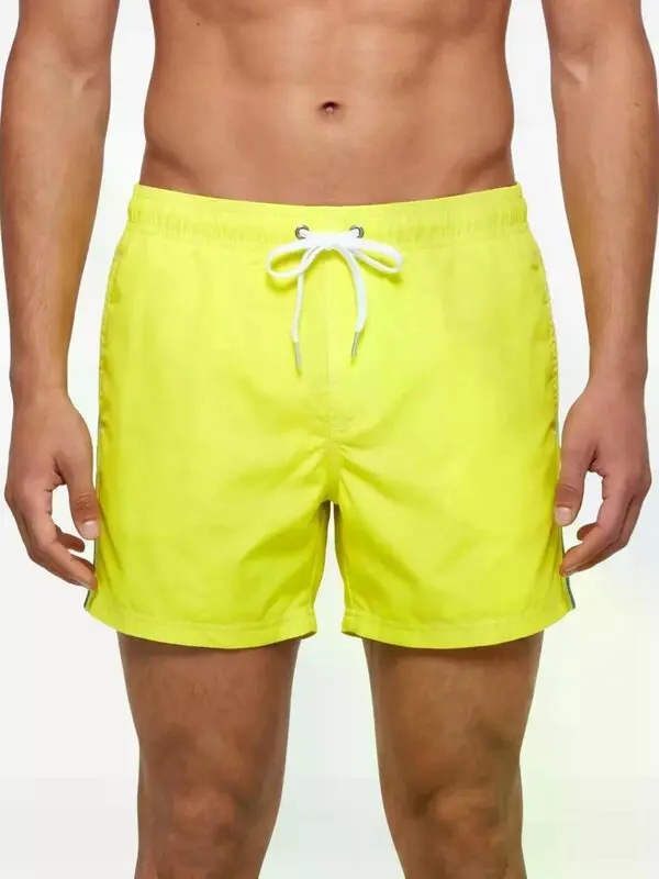 Sundek Striped Trim Drawstring Swim Shorts