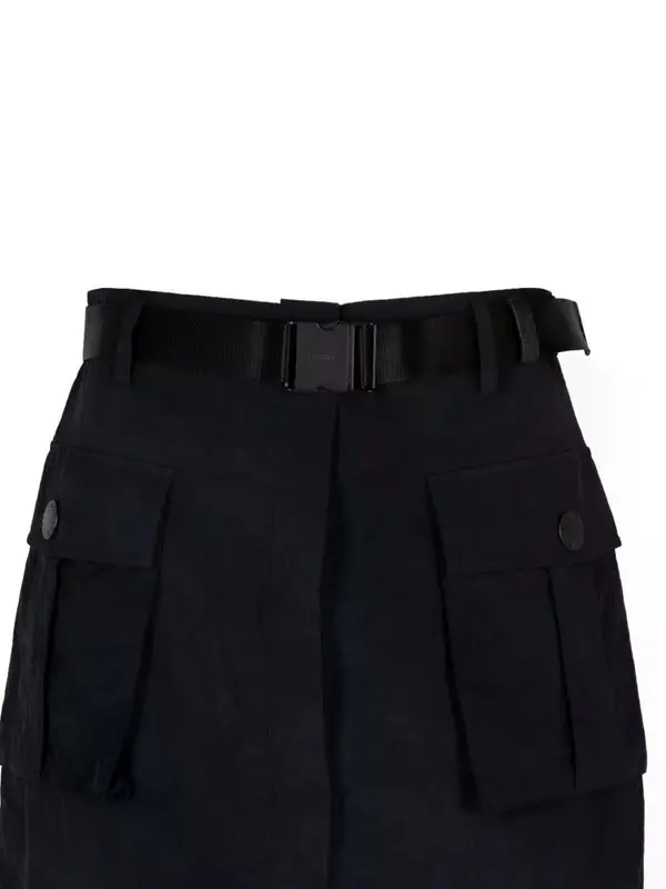 L'Agence Belted Cargo Skirt