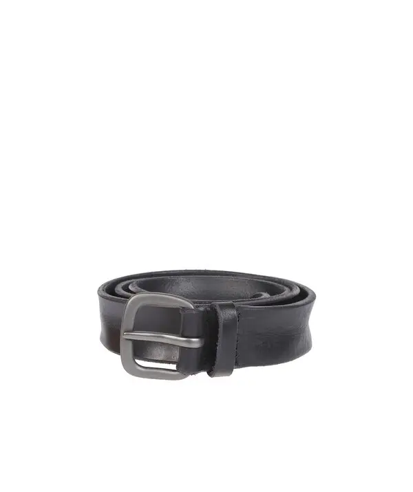 ORTIGNI Leather Belt - Black