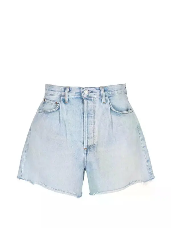 AGOLDE Rhoda Frayed Hem Shorts