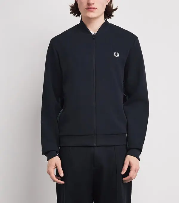 Fred Perry Sporty Stripe Tape Track Jacket - Navy