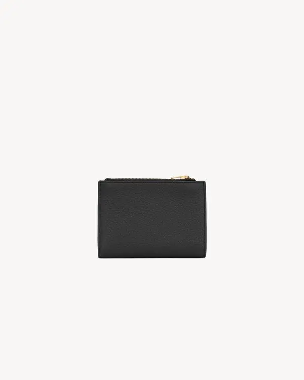 Saint Laurent Tiny Cassandre Bi-fold Wallet