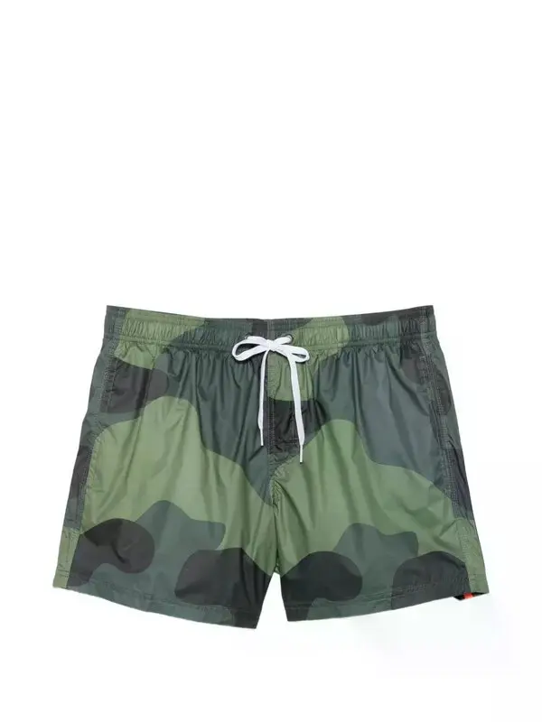 Sundek Camouflage Pattern Swim Shorts