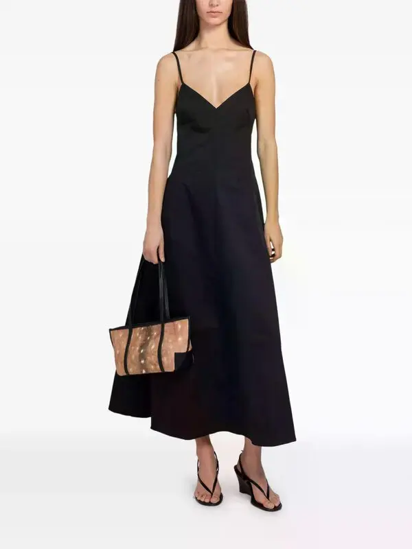 ST. AGNI V-neck Spaghetti Strap Dress
