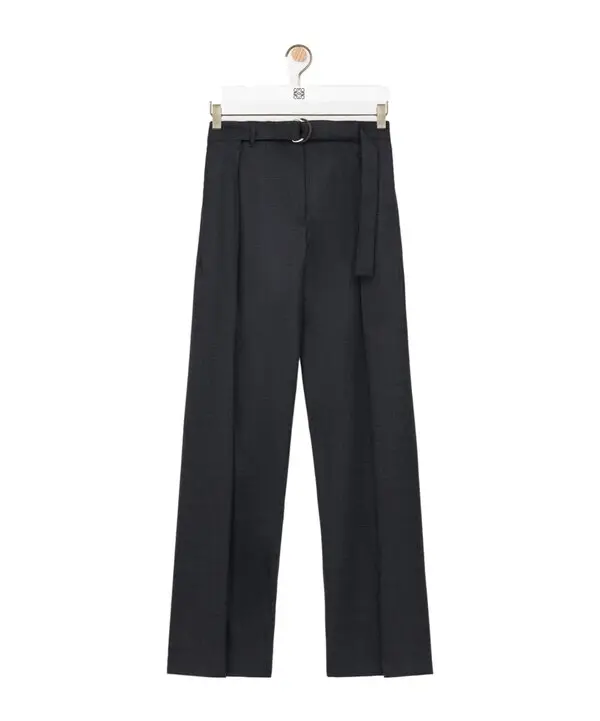 Loewe Belted Straight-leg Trousers