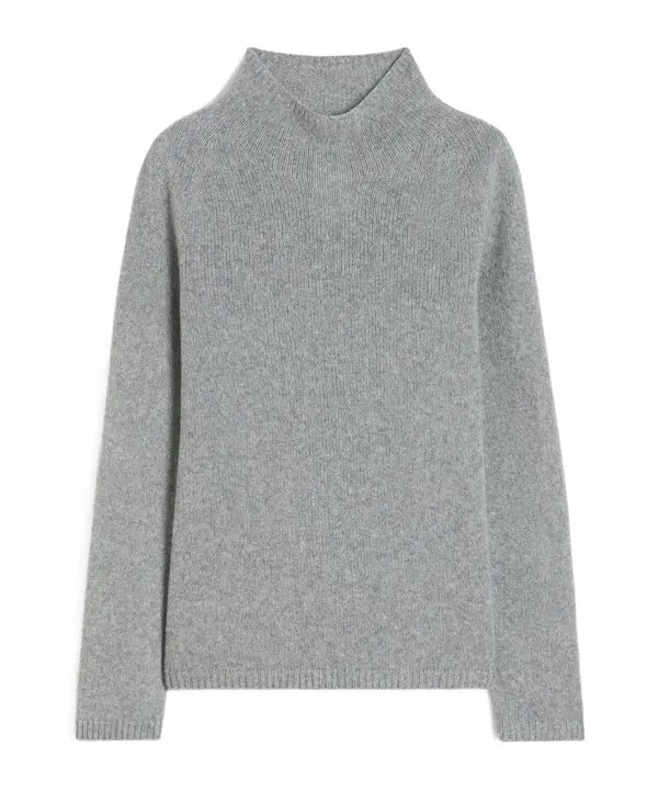 Max Mara Wool And Cashmere Yarn Polo-neck Sweater