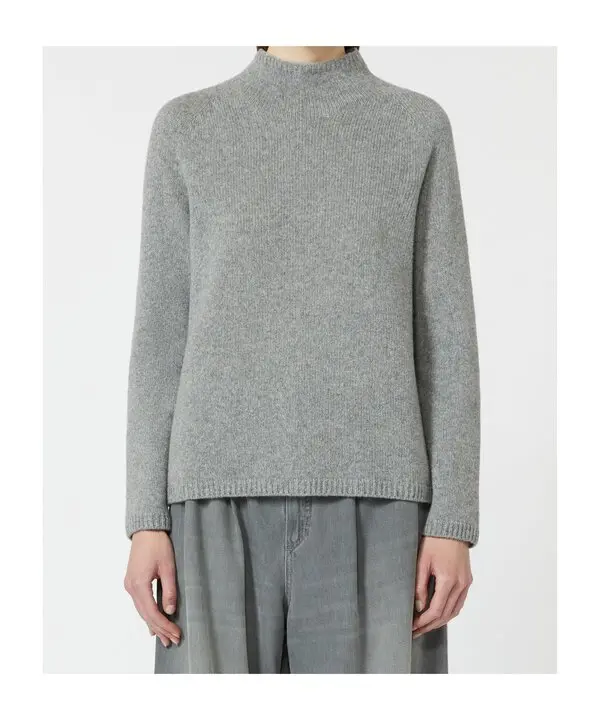 Max Mara Wool And Cashmere Yarn Polo-neck Sweater