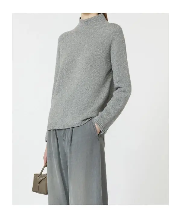 Max Mara Wool And Cashmere Yarn Polo-neck Sweater
