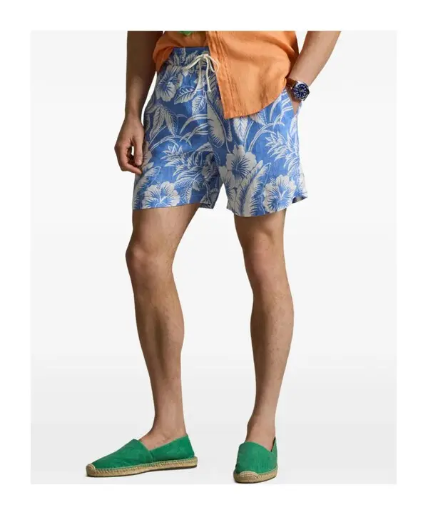 Polo Ralph Lauren Floral Swim Shorts - Blue