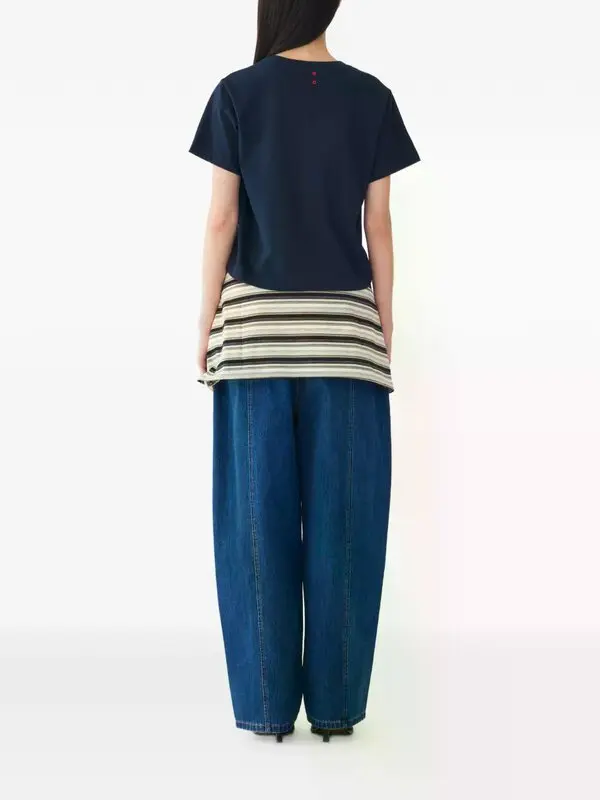 STUDIO TOMBOY Short-sleeve Crew Neck T-shirt - Blue