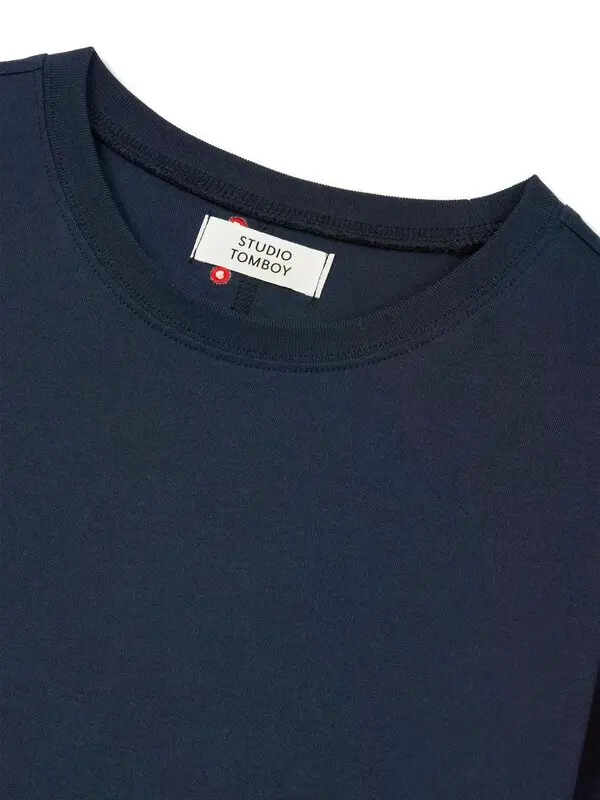 STUDIO TOMBOY Short-sleeve Crew Neck T-shirt - Blue