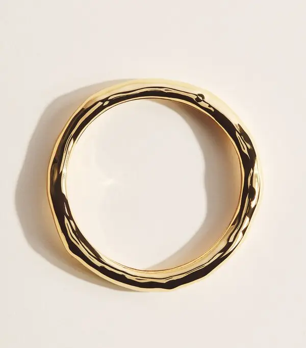 Alexis Bittar Plated Molten Bangle - Gold